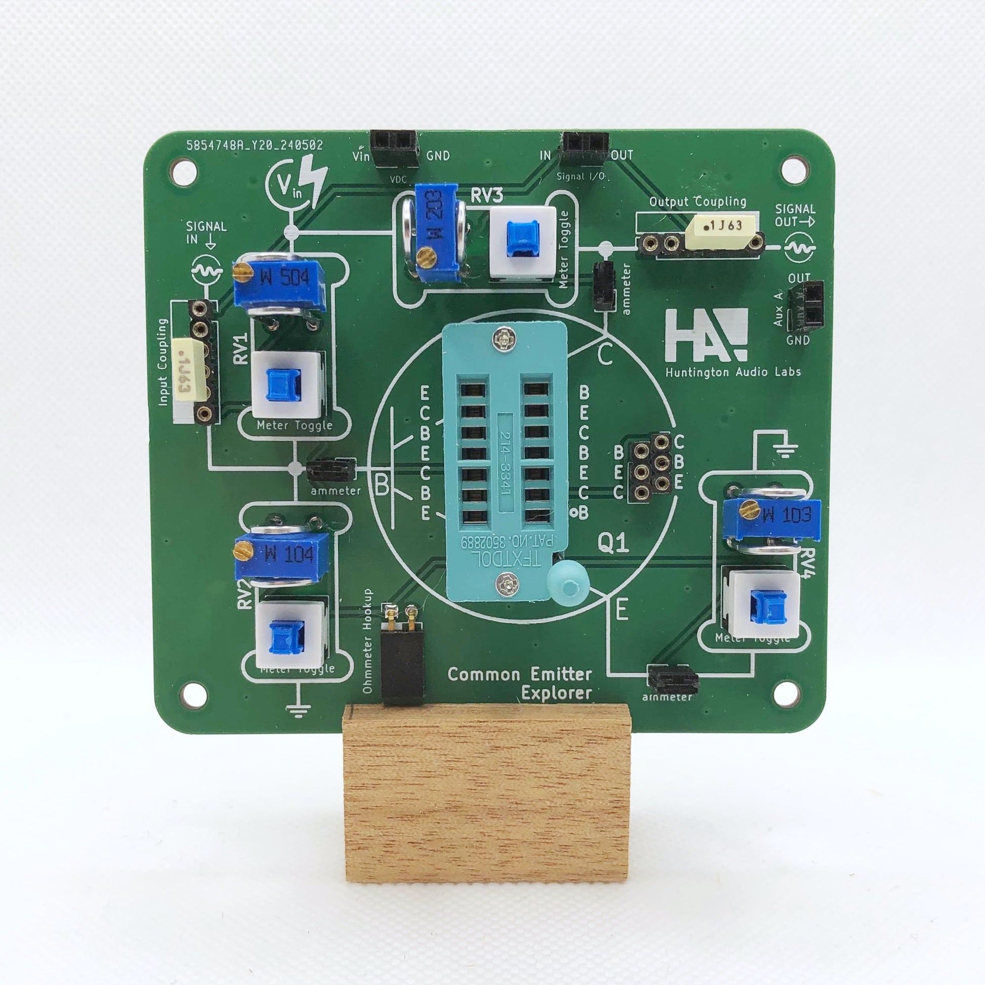 Common Emitter Explorer Board Kit [v2] – Huntington Audio Labs