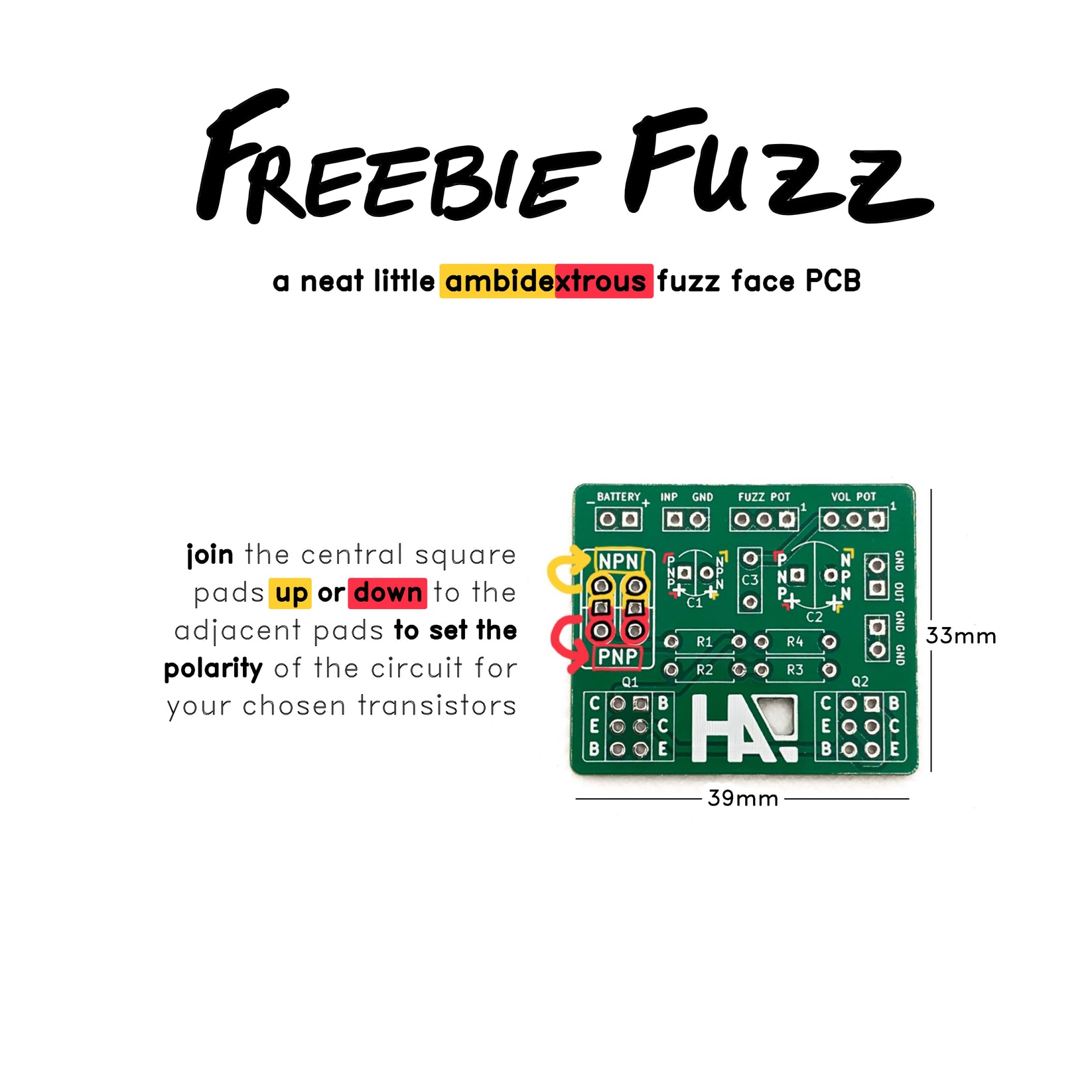 Freebie Fuzz – Huntington Audio Labs